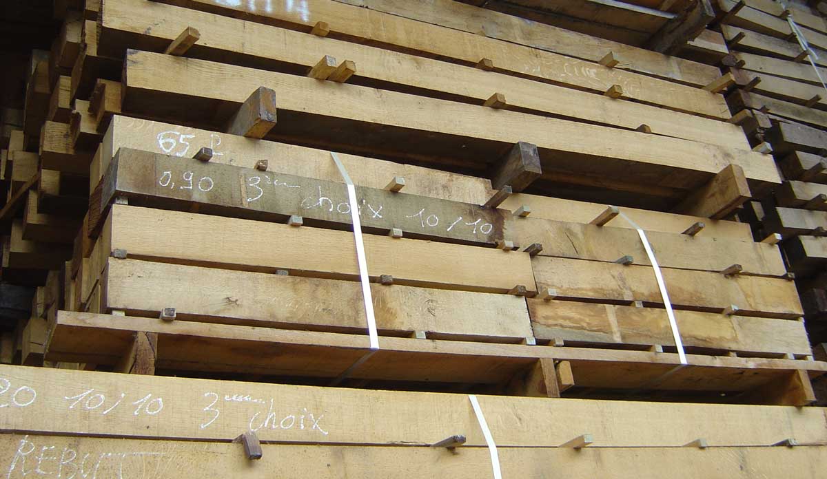 Oak squares | Tarteret sawmill